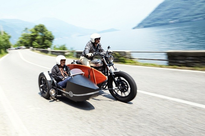Yamaha Yard Built 2015 con sidecar